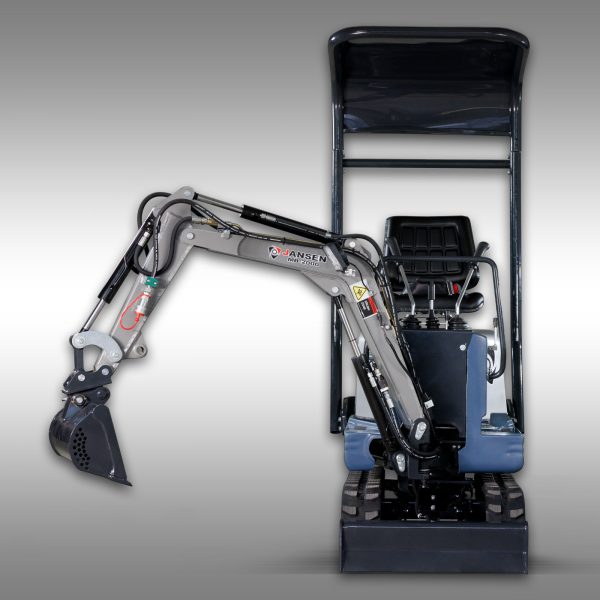 Mini bager Jansen MB-2000, mikro bager, diesel, YANMAR, kompletan set ...